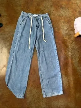 Jeans | Relaxed Light Blue Denim Pants | Poshmark